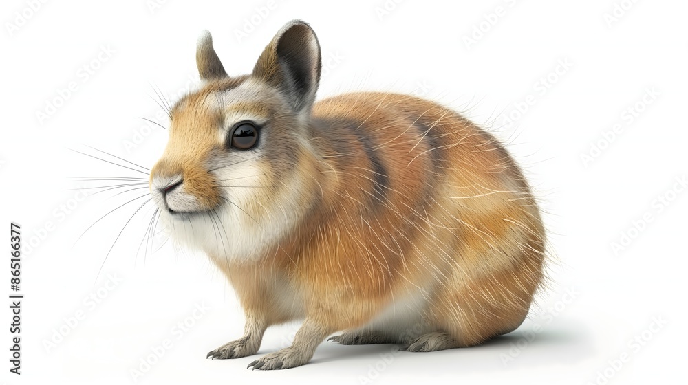 2. Create a high-resolution image of a Viscacha showcasing its fluffy ...