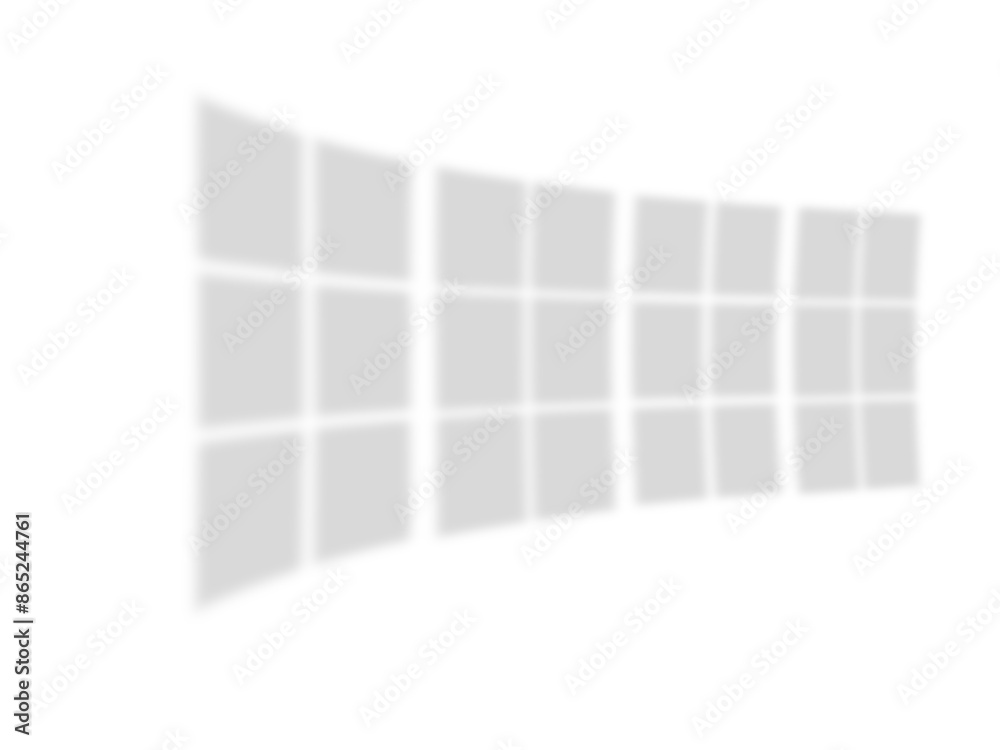 Window shadow. Light from window isolated on transparent background ...