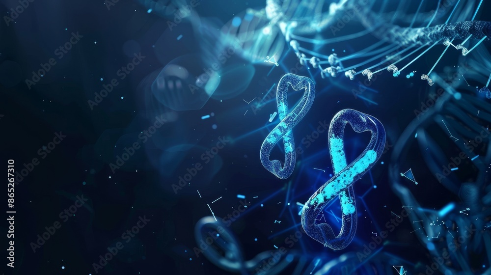 Molecular structure of DNA, helix structure, complementary strands of ...