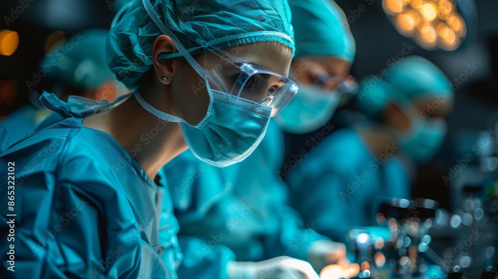 Foto de Surgeons utilizing an AI-powered robotic arm to achieve ...