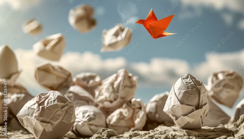 Skill development and readiness likened to crumpled paper eggs an ...