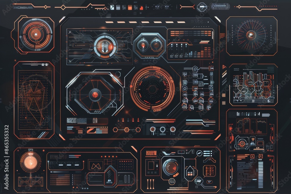 Intuitive hand-drawn graphics, typefaces, 3D geometric shapes, icons. A ...