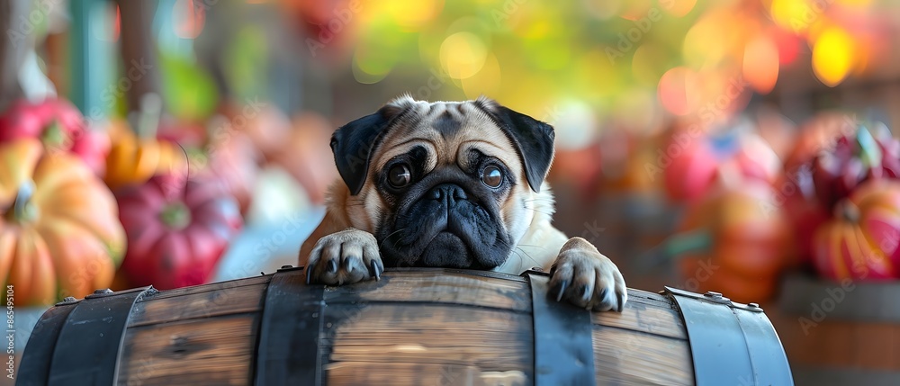 The Adorable Ale Curse, An adorable pug guards cursed barrels of ...