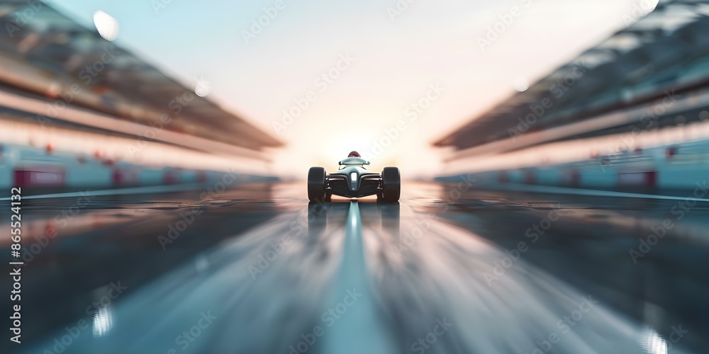 3D photo of humanoid robot racing in Olympic stadium captured by Phan ...