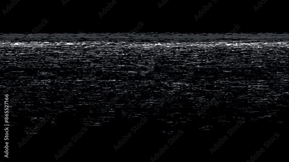 VHS Static Noise, Tracking Errors, and VHS Flickering on a Transparent ...