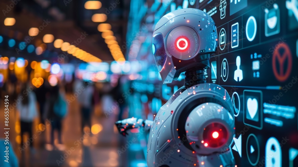 AI-assisted content moderation systems identifying inappropriate ...