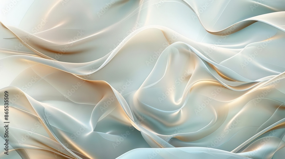 organic fluidity abstract flowing lines in soothing color palette ...