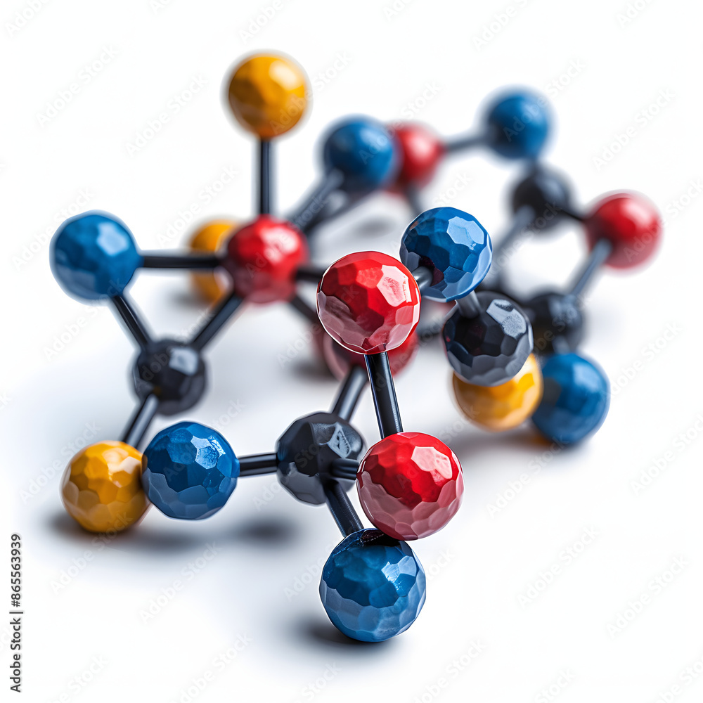 microscopic view of a synthetic polymer used in biomedical engineering ...