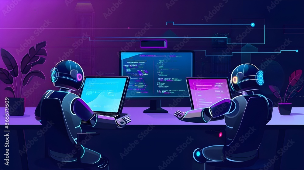 the realm of technological advancement with an eye-catching picture ...