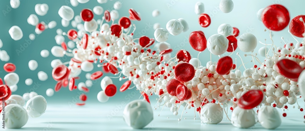 Detailed 3D Diagram of Blood Platelets and Their Role in Dengue Fever ...