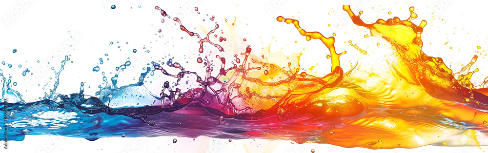 an illustration of colorful water splash water explosion water texture ...