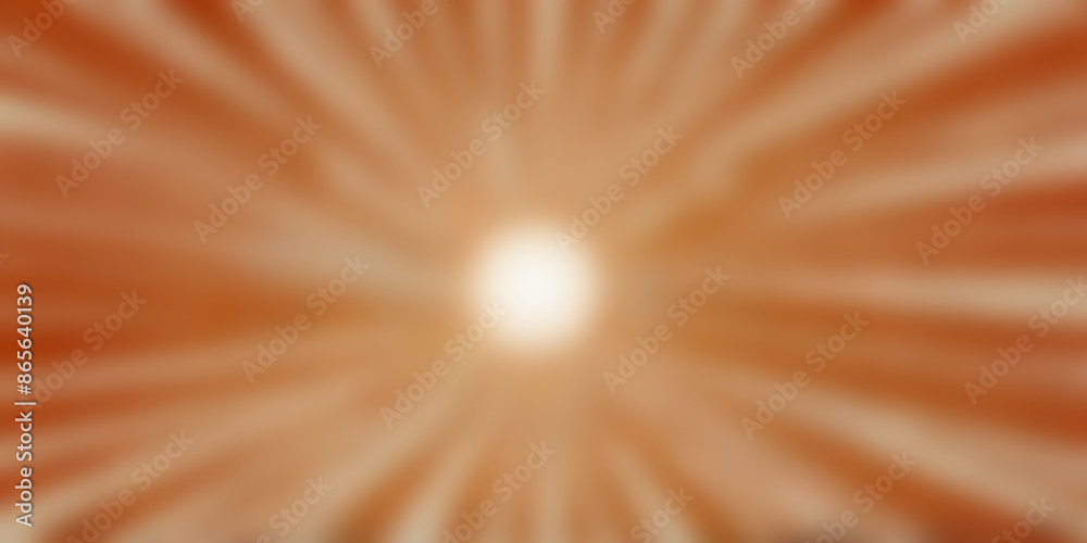 blurred Vector Abstract orange sun rays and sunburst backdrop ...