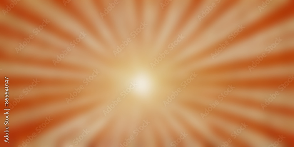 blurred Vector Abstract orange sun rays and sunburst backdrop ...