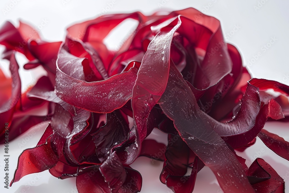 Dulse a red algae known as Palmaria Palmata grows in the Atlantic and ...