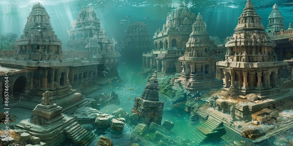 Ancient city of Dwarka, known for its legendary significance and ...