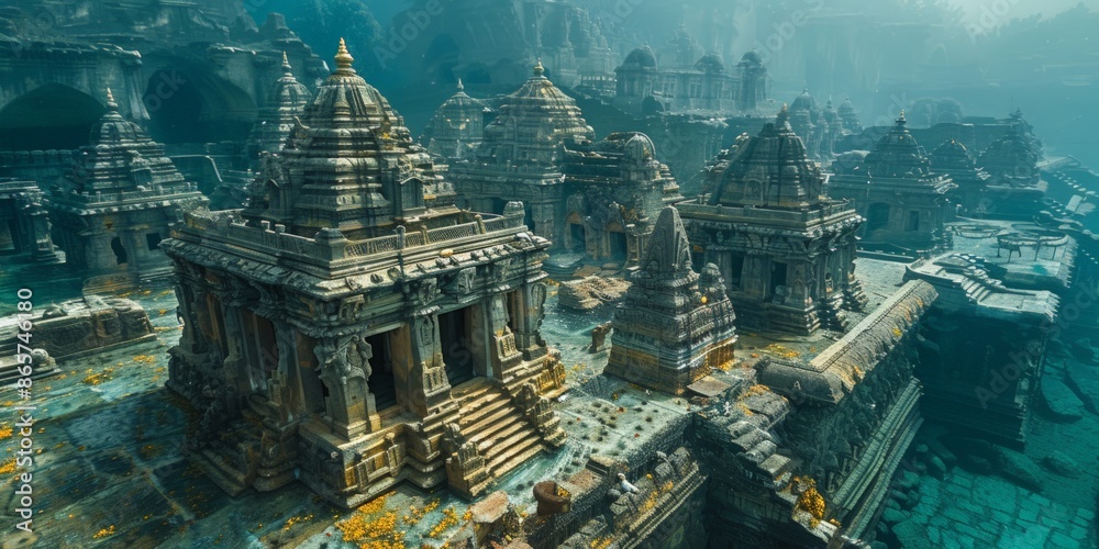 Ancient city of Dwarka, known for its legendary significance and ...