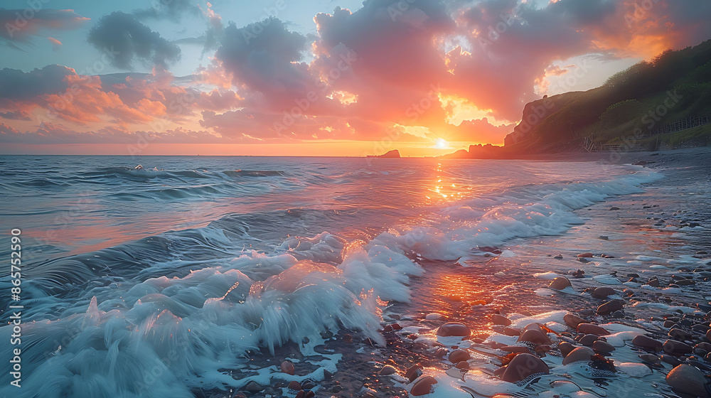 Rocky coastline dramatic clouds using Sigma 70200mm f28 DG OS HSM ...