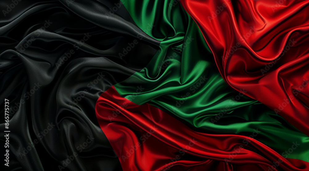 Abstract red and green flag background. Abstract wallpaper design with ...