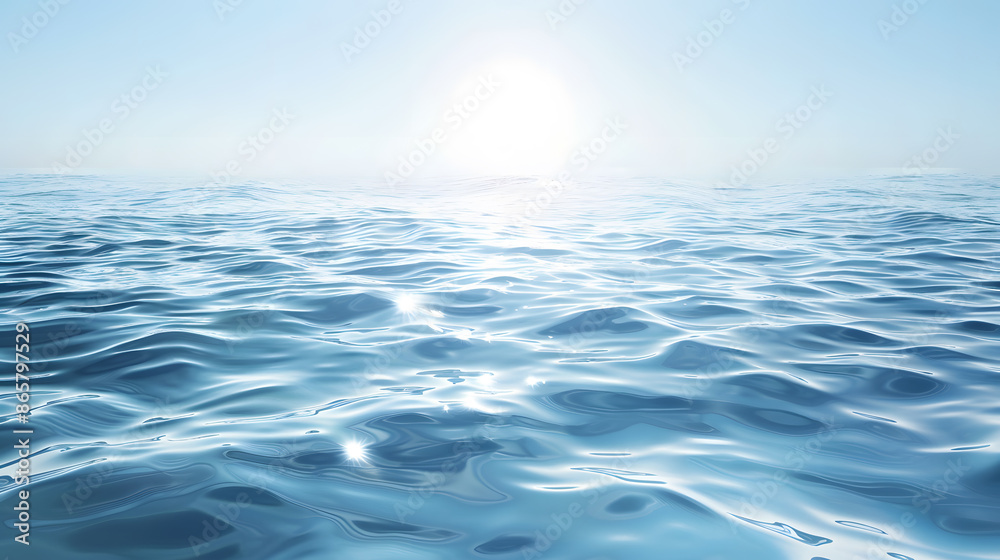Clean Water Texture. Realistic Water Surface Overlay. Transparent ...