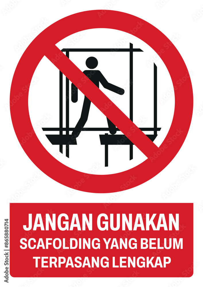 ISO prohibition safety signs v1 in indonesian_jangan menggunakan ...