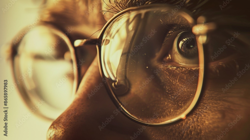 Vintage Green Screen Close-Up in Sepia with Depth of Field Blur Stock ...