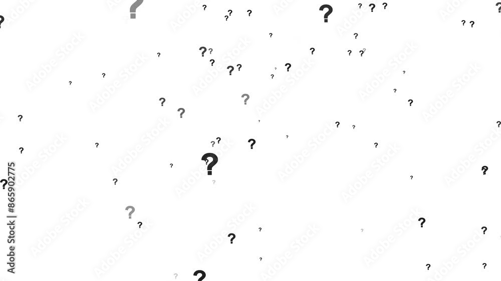 question mark sign, Question marks background, seamless looping ...
