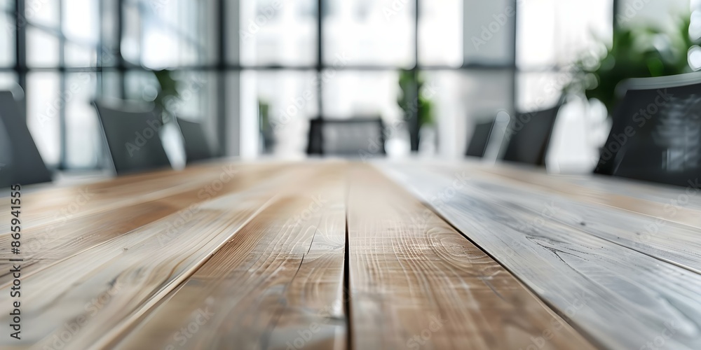 Blurry office background on a desk. Concept Office Desk, Blurry ...