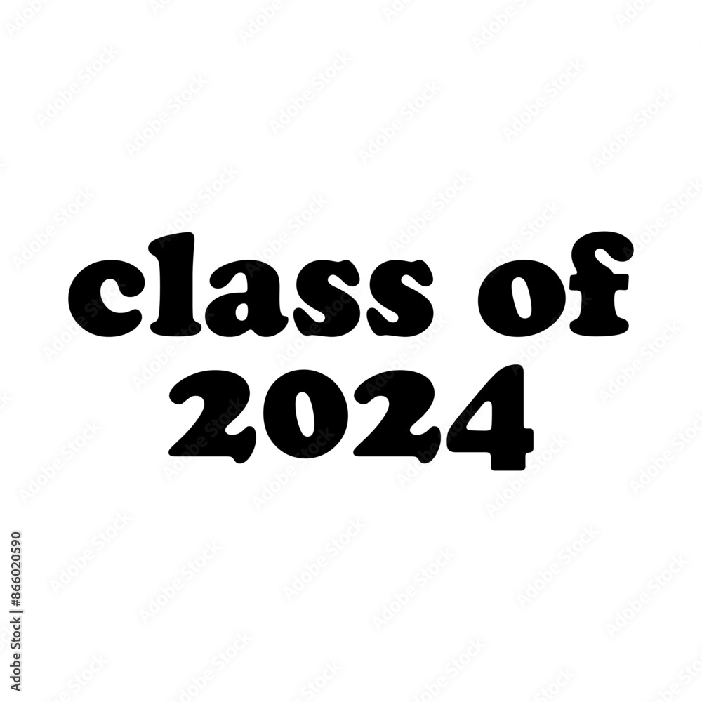 Class of 2024 design, College t-shirt design printable text vector ...