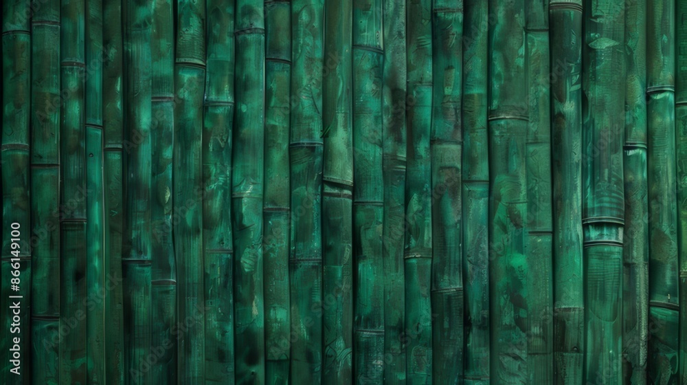 Beautiful dark green bamboo background with a natural, textured ...
