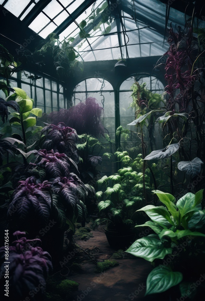 eerie plants haunted greenhouse, scary, creepy, spooky, supernatural ...