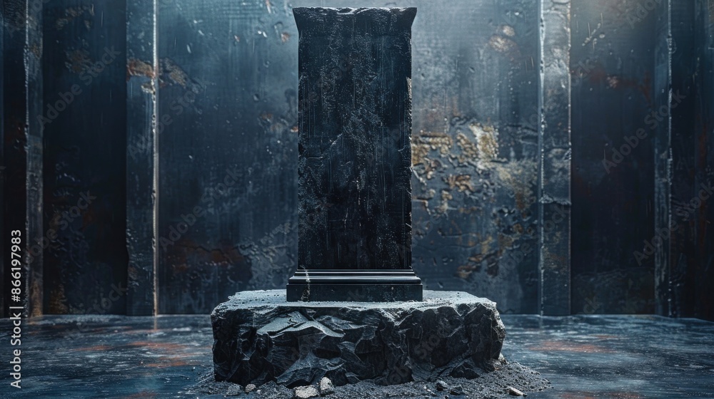 Time seemed to stand still in the presence of the podium, its dark ...
