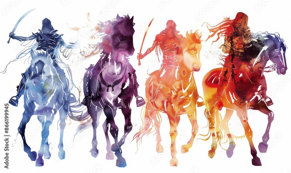 Apocalyptic quartet: 4 horsemen of the apocalypse - the mythical ...