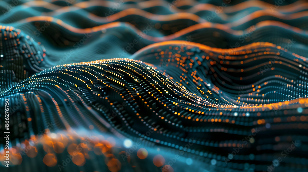Data Encryption: A visually striking image of data streams transformed ... Data Encryption: A visually striking image of data streams transformed ...