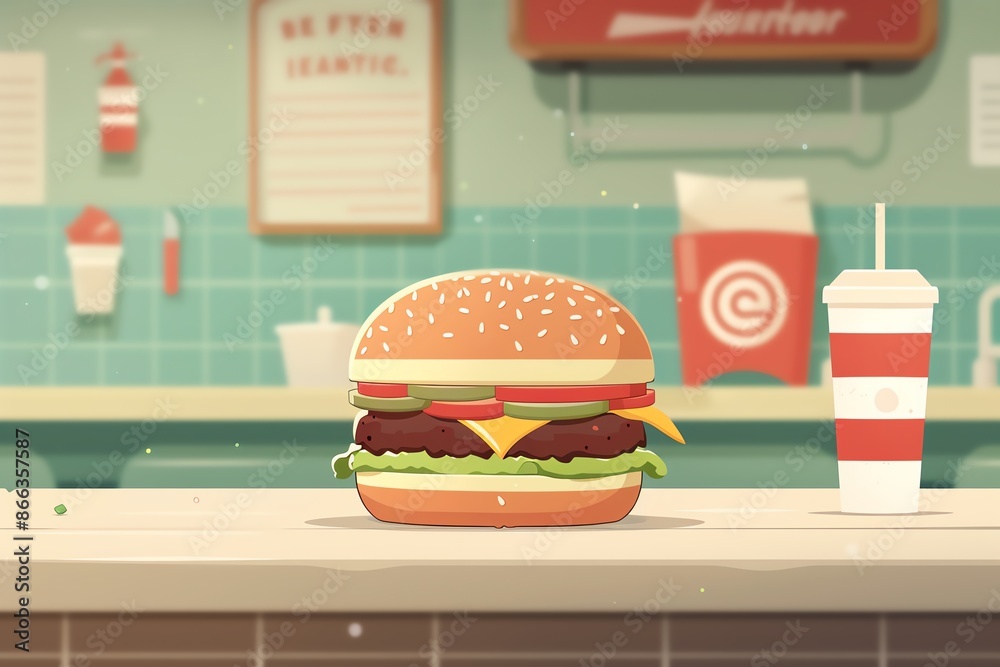 Animation storyboard, The Hamburger Hunter on an exciting quest for the ...