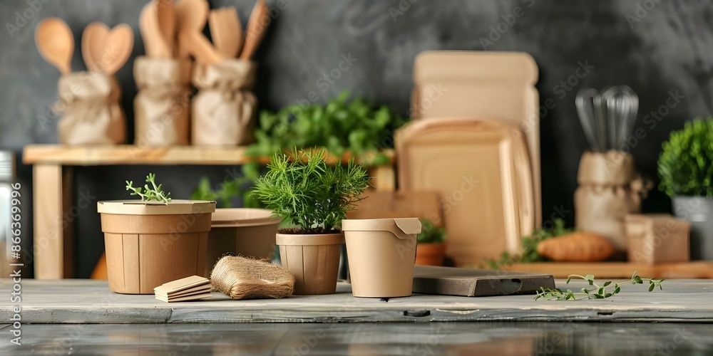 Ecofriendly packaging design using biodegradable materials for a ...