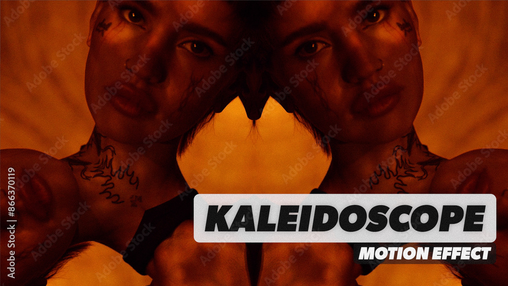 Kaleidoscope Procedural Motion Effect Stock Template | Adobe Stock