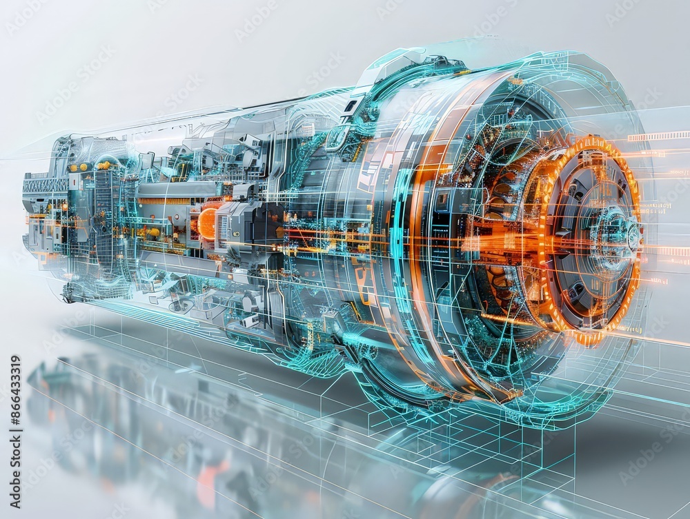 Software with 3D modeling and rendering capabilities, isolated on white ...