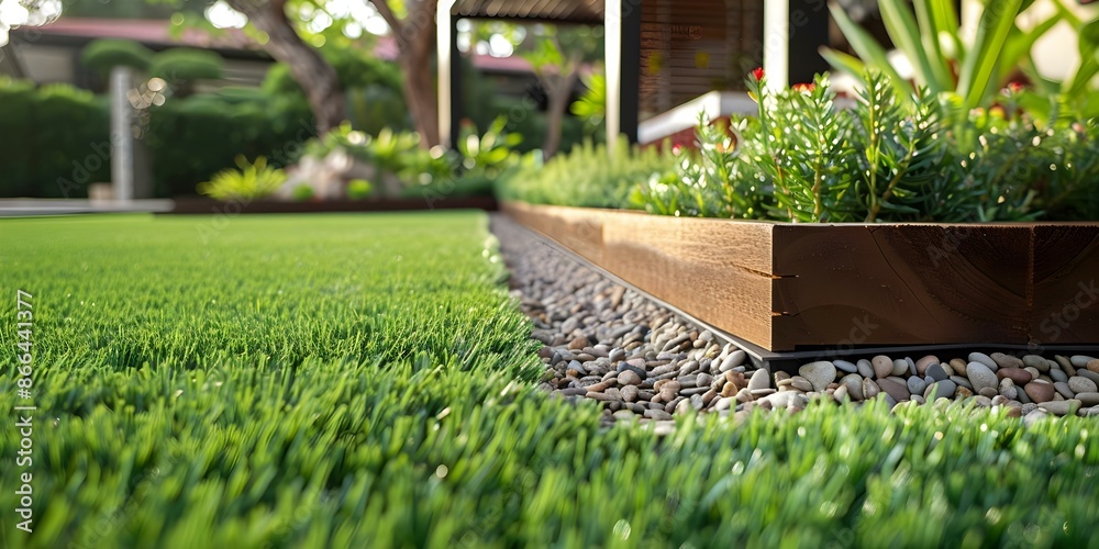 Landscaping the Front Yard in Australia with Artificial Grass Lawn and ...