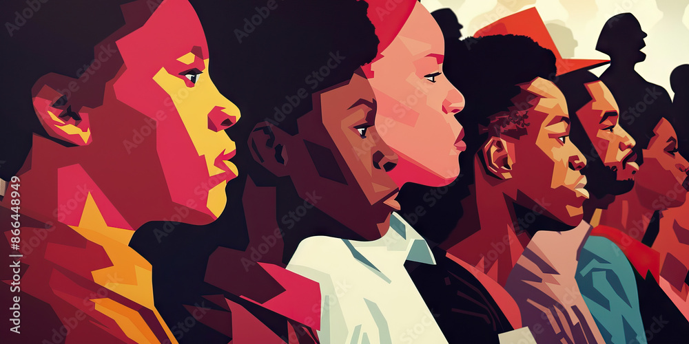 Poster Civil Rights Struggle: Historic images of protests and movements ...