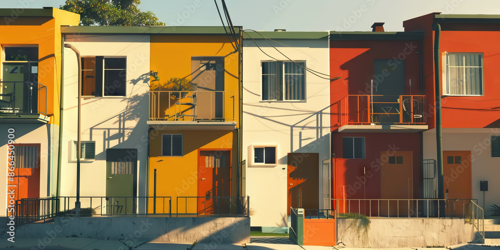 Housing Crisis: A series of photographs depicting overcrowded and ...