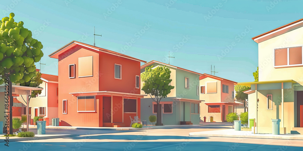 Housing Crisis: A series of photographs depicting overcrowded and ...