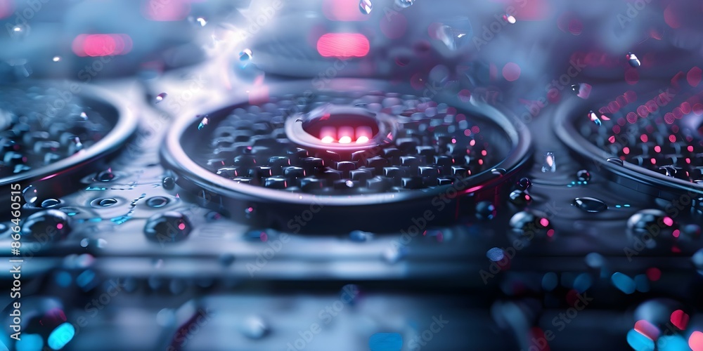 Hightech vents emit vapor LED lights create cyberpunk ambiance in ...