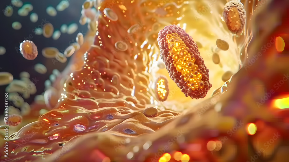 animated sequence showing how insulin helps glucose enter cells Stock ...