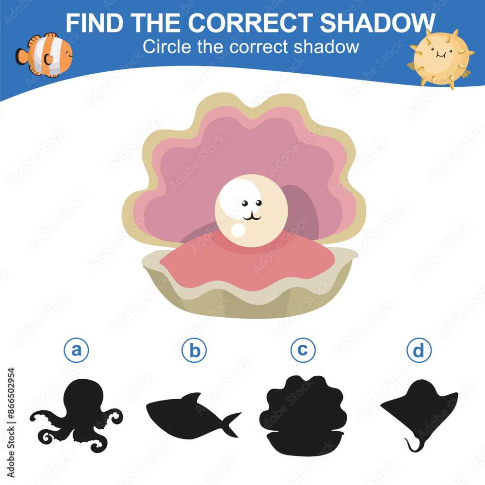 Find the correct shadow. Worksheet for kid. Matching shadow game for ...
