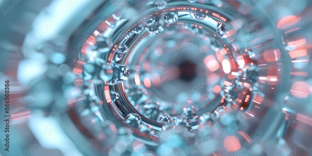 Visualizing Ion Flow 3D Representation of a Synthetic Ion Channel with ...