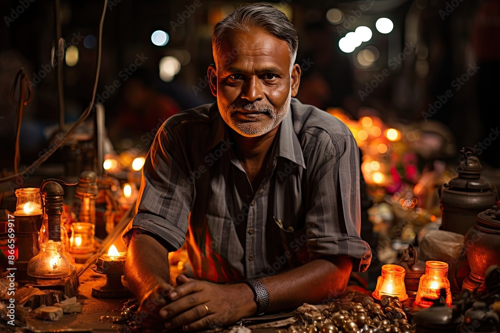 Jaipur, India, the Johari Bazaar market, famous for traditional jewelry ...