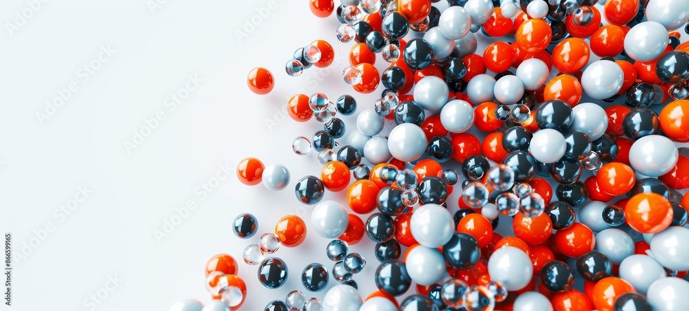 Drug interactions, molecular structures, top view, visualizing ...