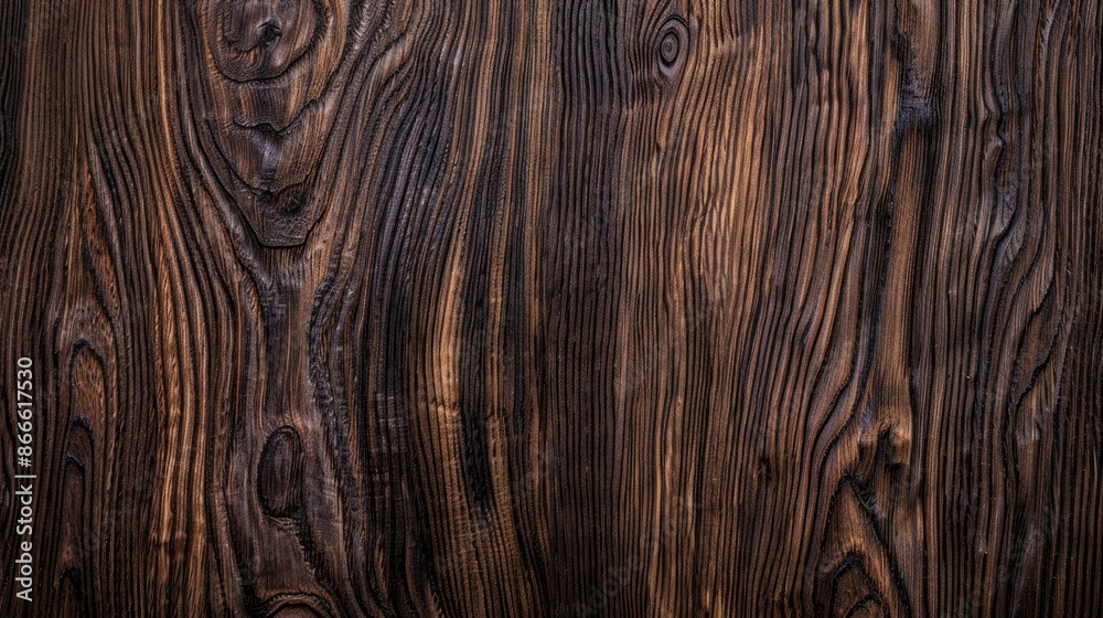 Dark walnut wood texture with deep grain patterns, perfect for luxury ...