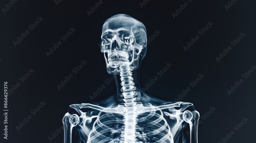 Explore the human form: An X-ray image revealing the intricate details ...