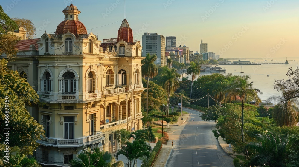 Foto de The historic city of Maputo, Mozambique, known for its colonial ...